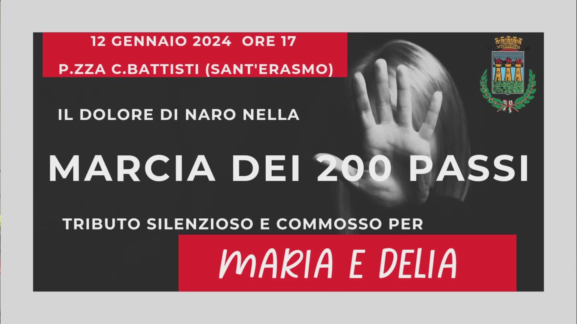 "Marcia dei 200 passi" per Delia e Maria, vittime di femmini - Video ...